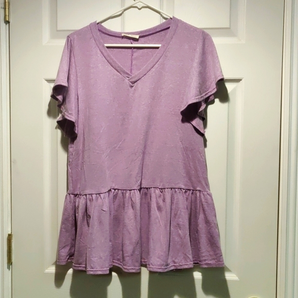 Blumin | Tops | Heathered Lavender Blumin Top | Poshmark